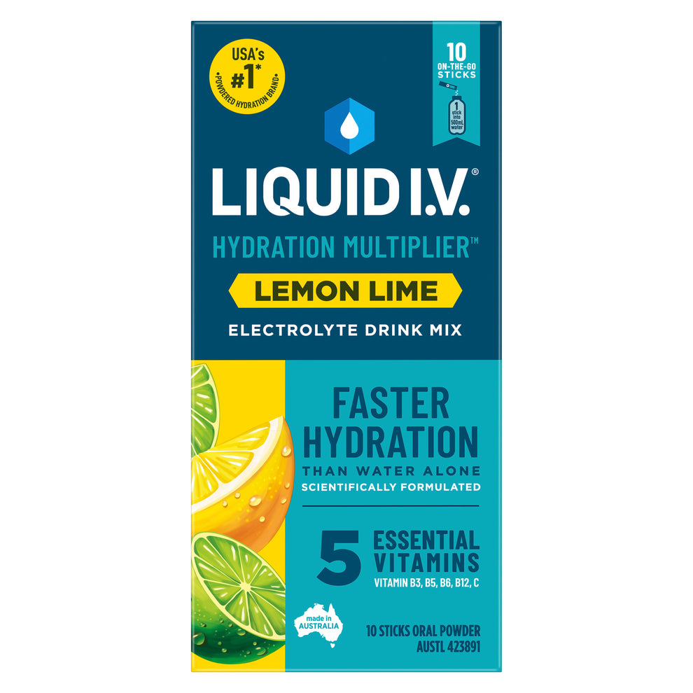 Hydration Multiplier Lemon Lime (10 Pack) – Liquid I.V. AU