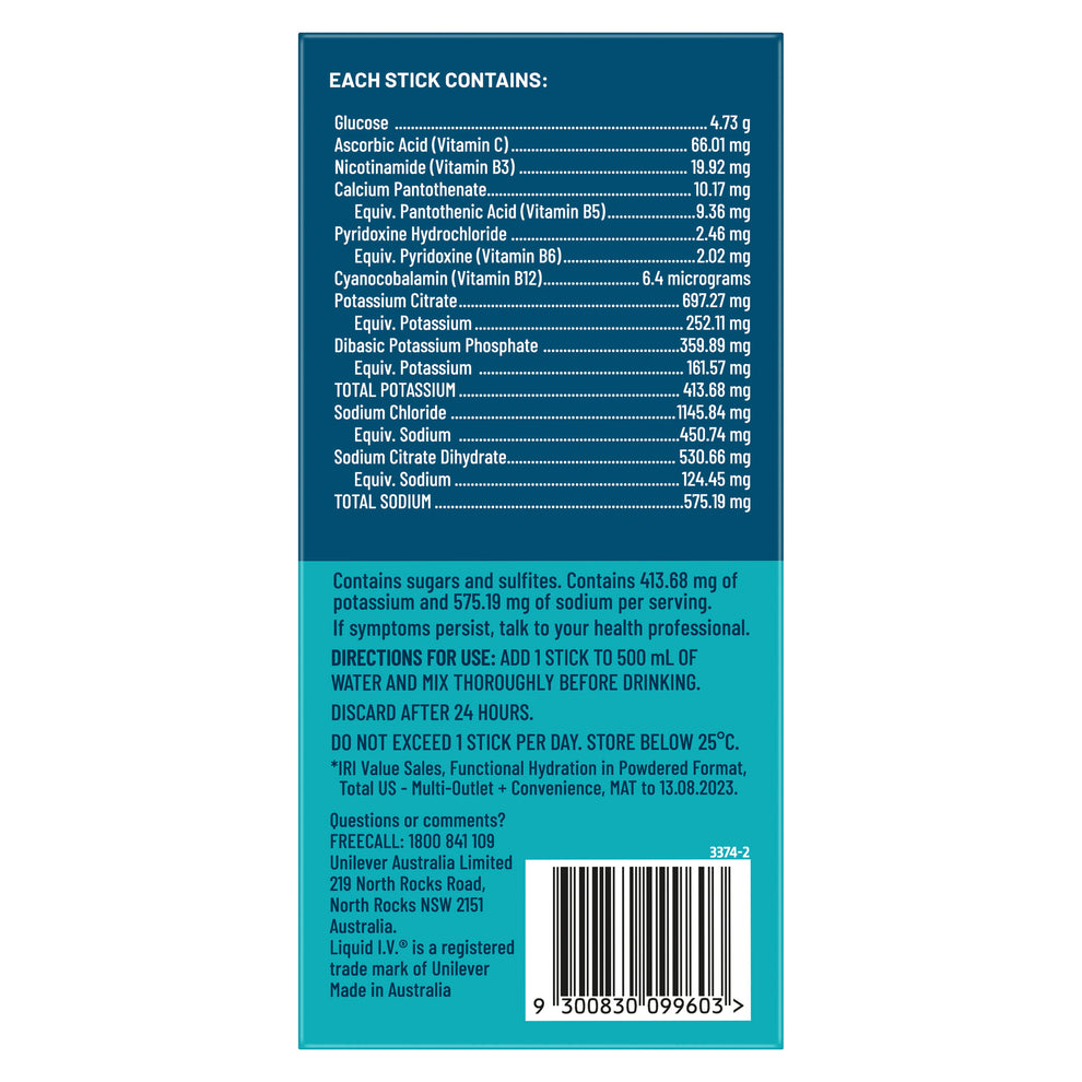 Hydration Multiplier Watermelon (10 Pack) – Liquid I.V. AU